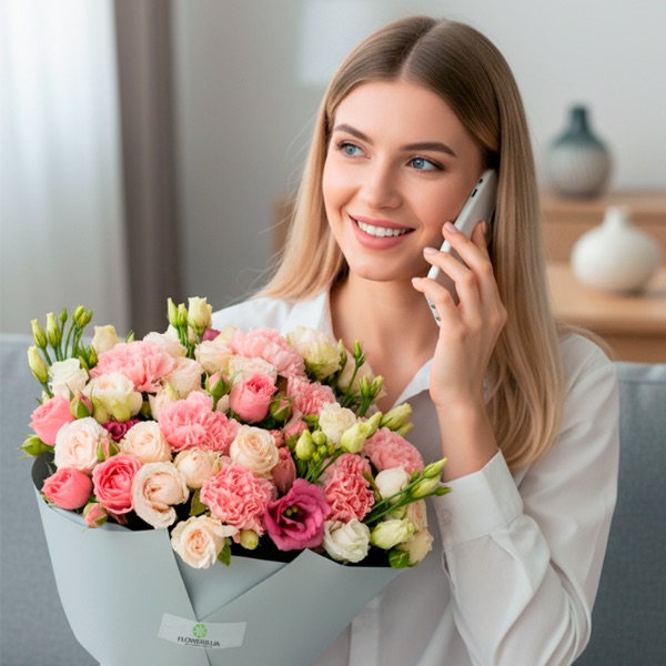 Подарочный сертификат на цветы, номинал 2000 грн | KAVA